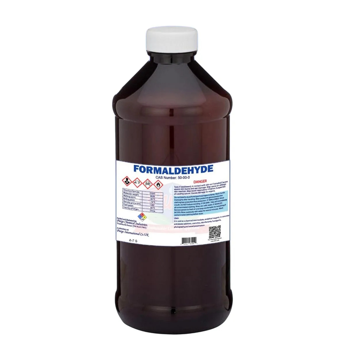 Purge Formalin 250ml - Formaldehyde 37% - Laboratory grade ...