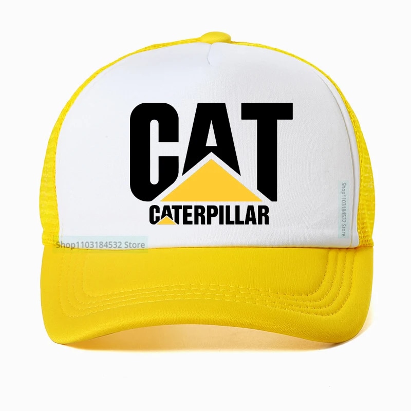 New yellow amblem caterpillar Baseball Cap Hat Man For The Sun Brand ...