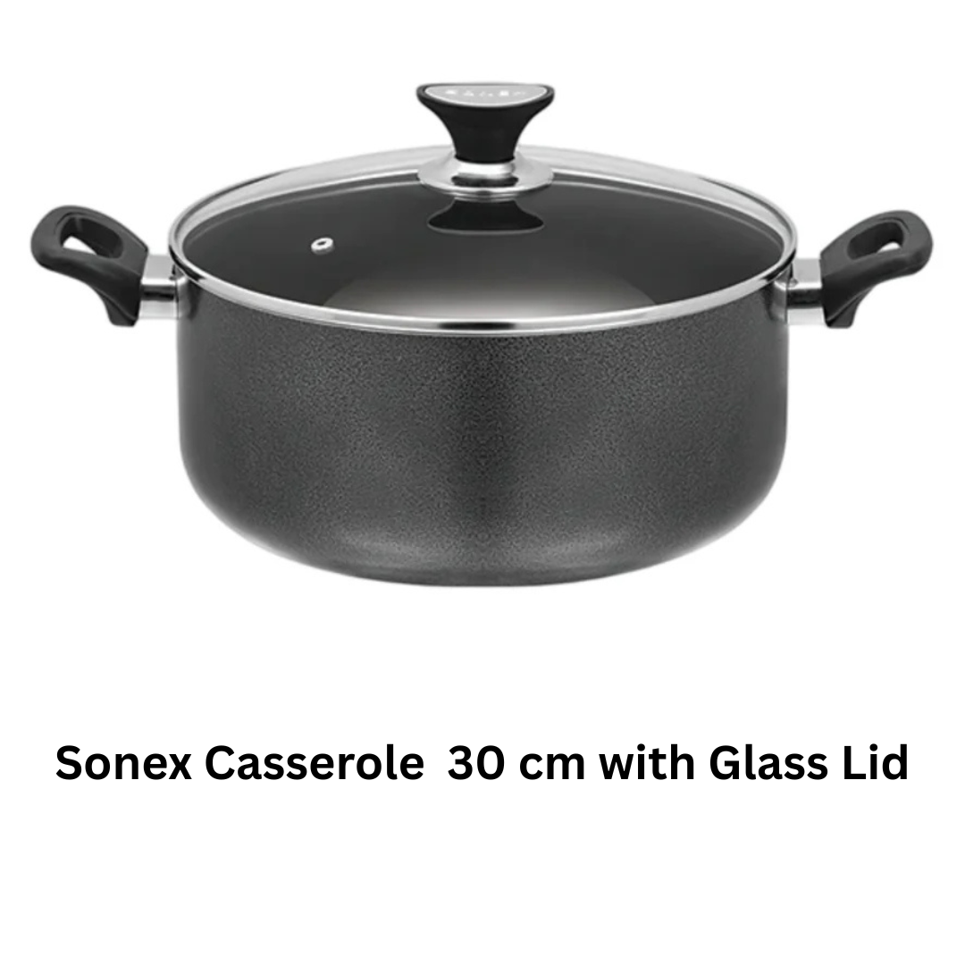 Sonex Casserole with Glass Lid | Daraz.pk