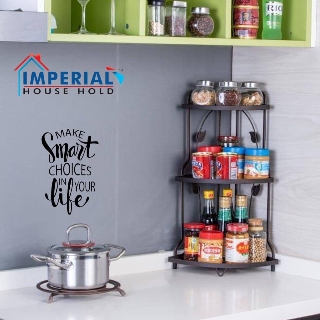 2 and 3 Layer Kitchen and Bathroom Multipurpse Corner Metal Rack ...