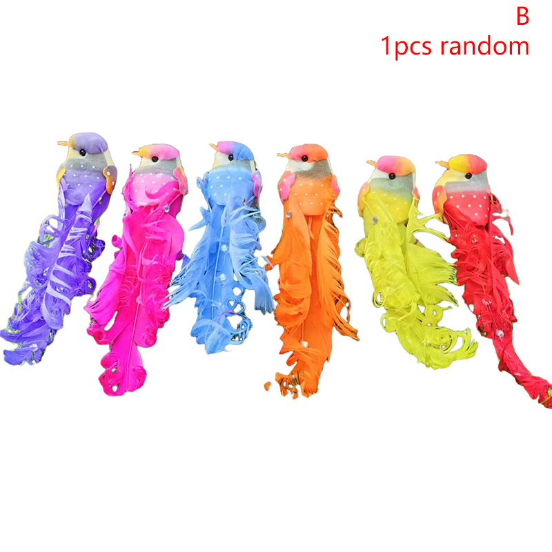 Random Artificial Birds Fake Foam Animal Simulation Feather Birds ...