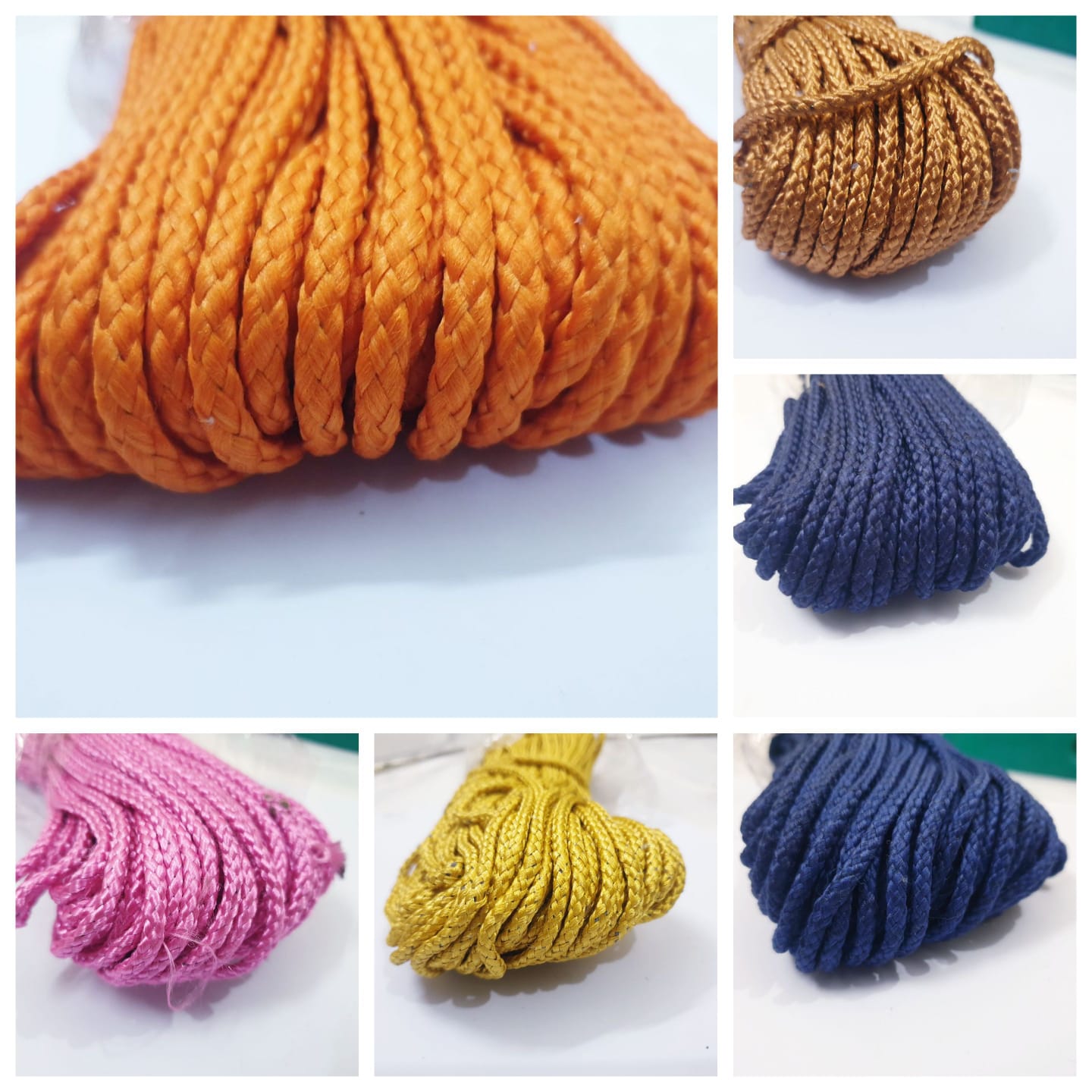 1 Pcs 28 Meter, Twisted Thread Dori Thread 4-5 mm in Various Colors ...