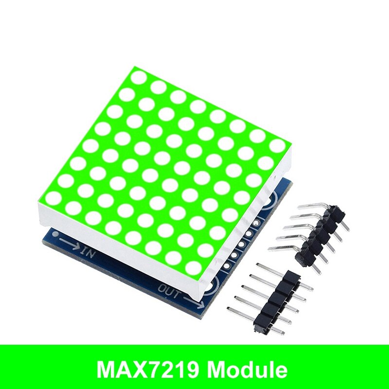 MAX7219 Dot Matrix Module Microcontroller Module Control Module Display Module 4 In One Display ...