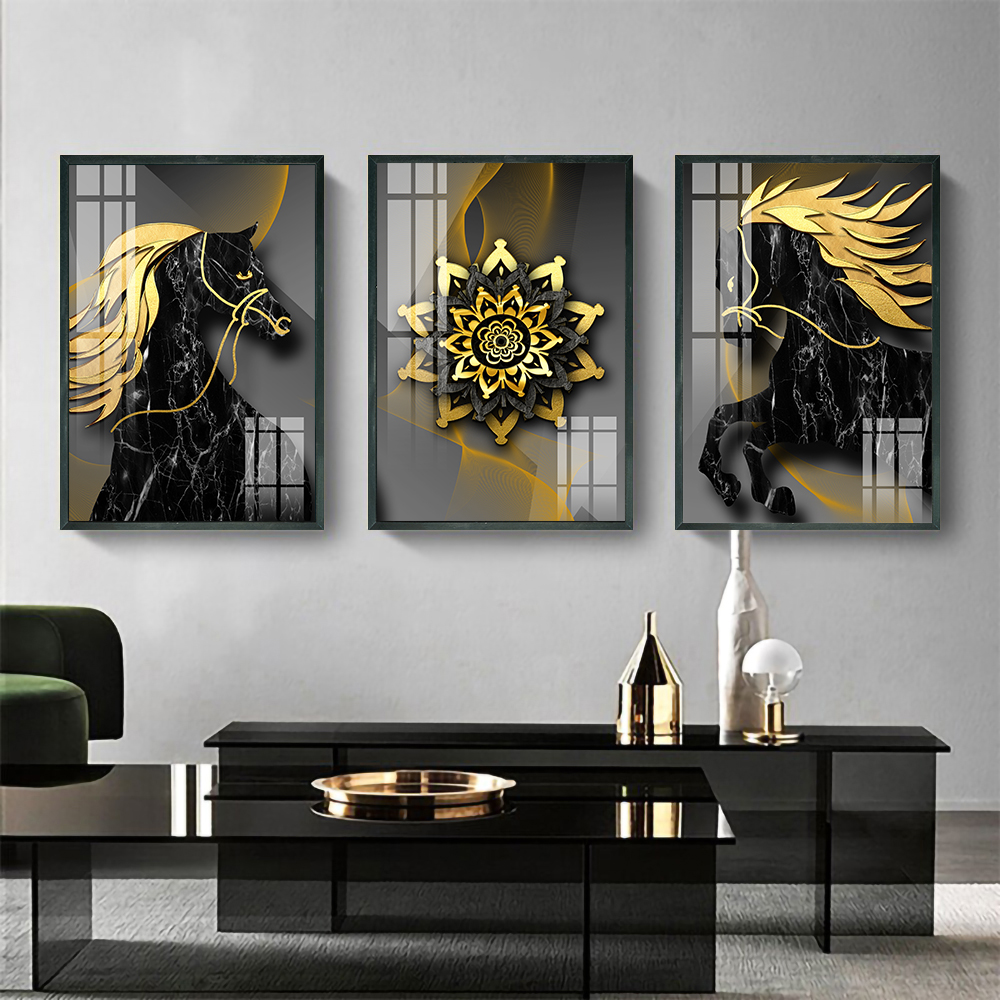 3 Pieces wall art wall decoration frame photo frames for wall picture ...