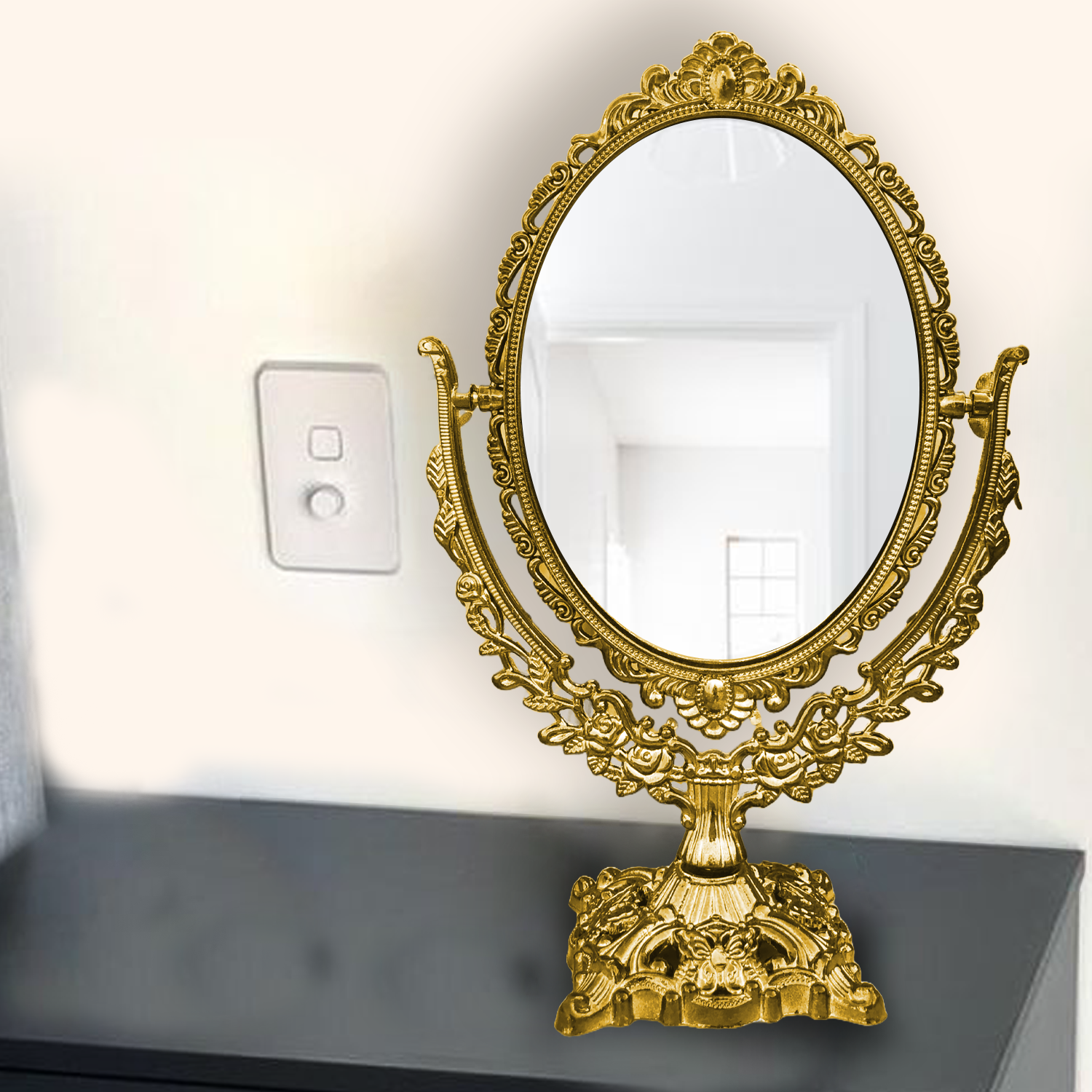 Retro beauty mirror in the European style Beautiful princess mirror ...