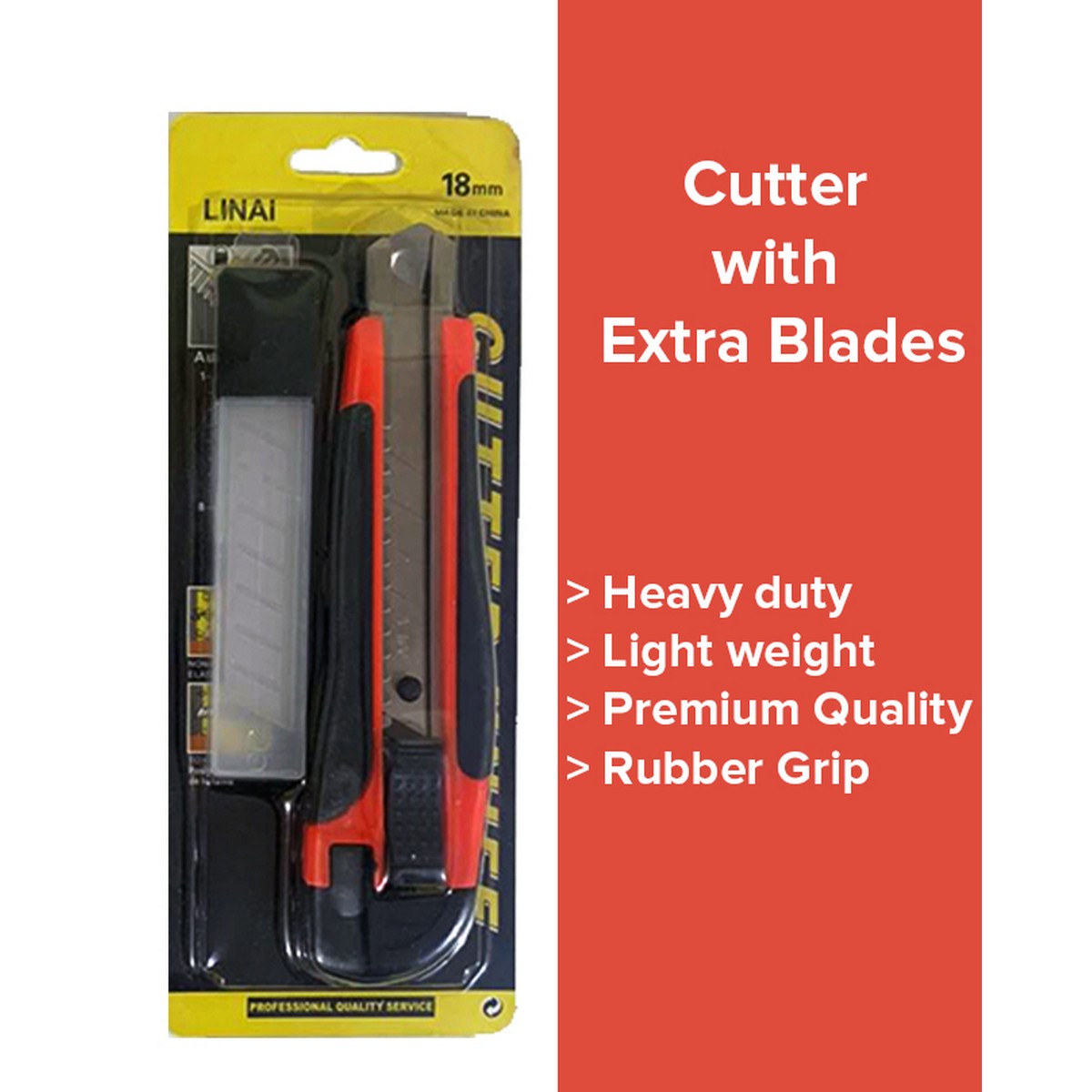 All purpose Cutter Knife Extra Blades Paper Cutter Plastic Cutter ...