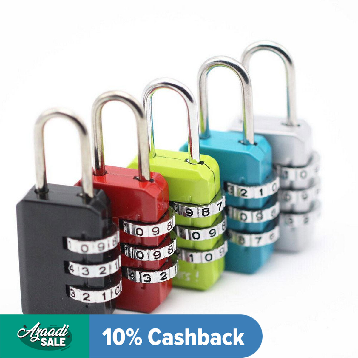 3 Digit Combination Travel Suitcase Luggage Bag Code Lock Padlock Cute ...