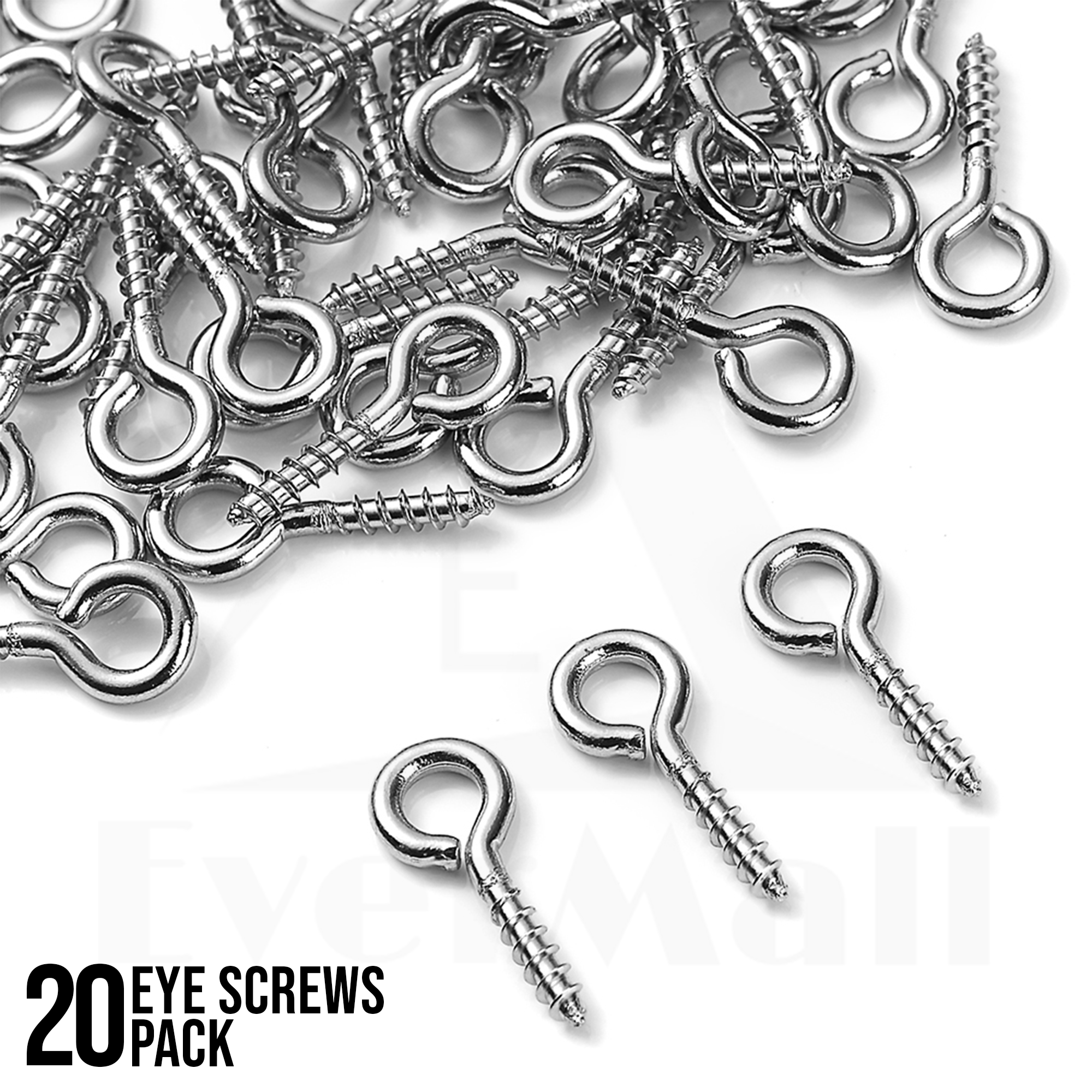 Metal Screw Pins Hooks Small Hoop Pegs for Resin Keychain Crafts - Mini ...