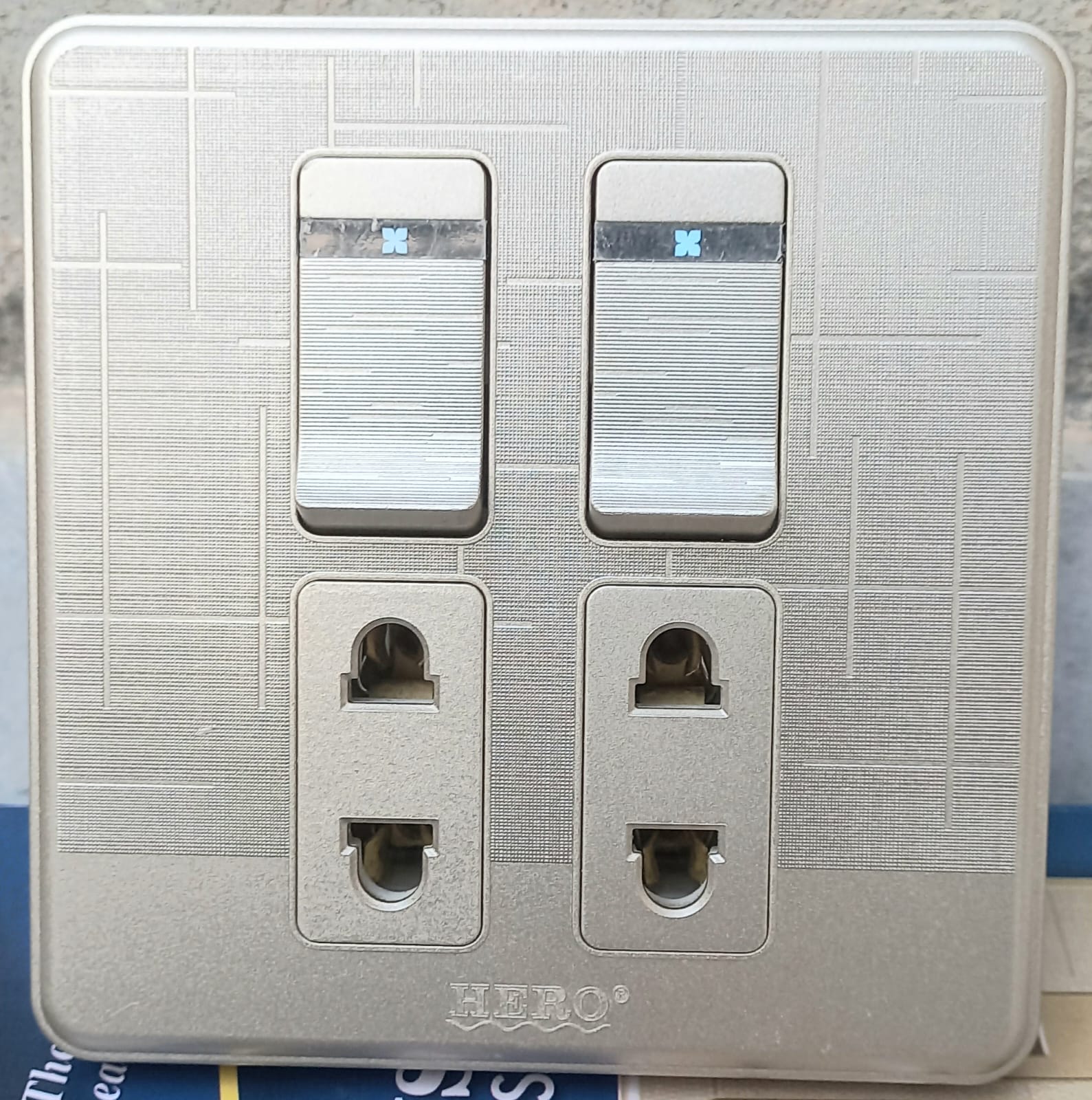 Electric China Fitting Sheet China Switch Board Hero Metal Series ...