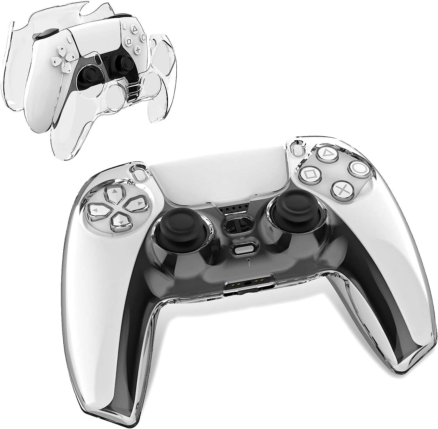 PS5 Dualsense Controller Crystal Case For PS5 Controller Hard Shell ...