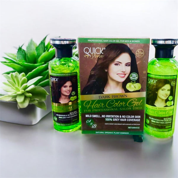 Quick Shine Hair Color Gel For Men And Women Dye Your Hair In Just 10 ...