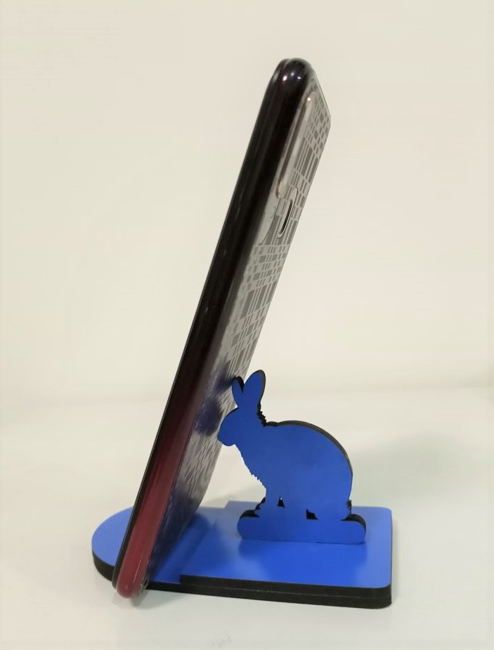 Mobile Holder, Phone Stand, Laser Cut, Laminated MDF Wood | Daraz.pk
