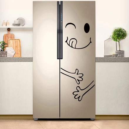 Fridge Refrigerator Happy faces sticker | Daraz.pk