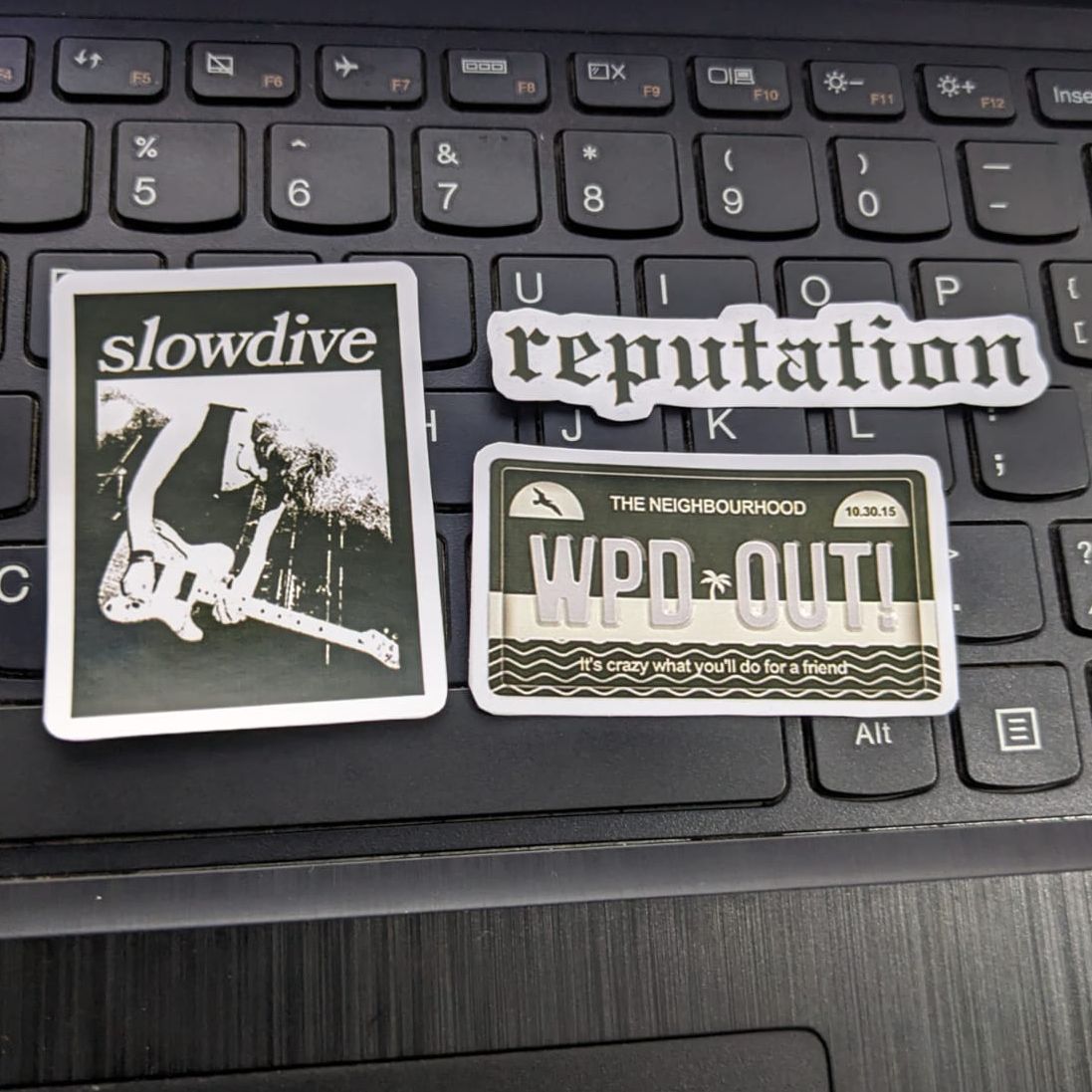 25pcs BLACK aesthetic sticker pack based on gothic scary dark vibes ...