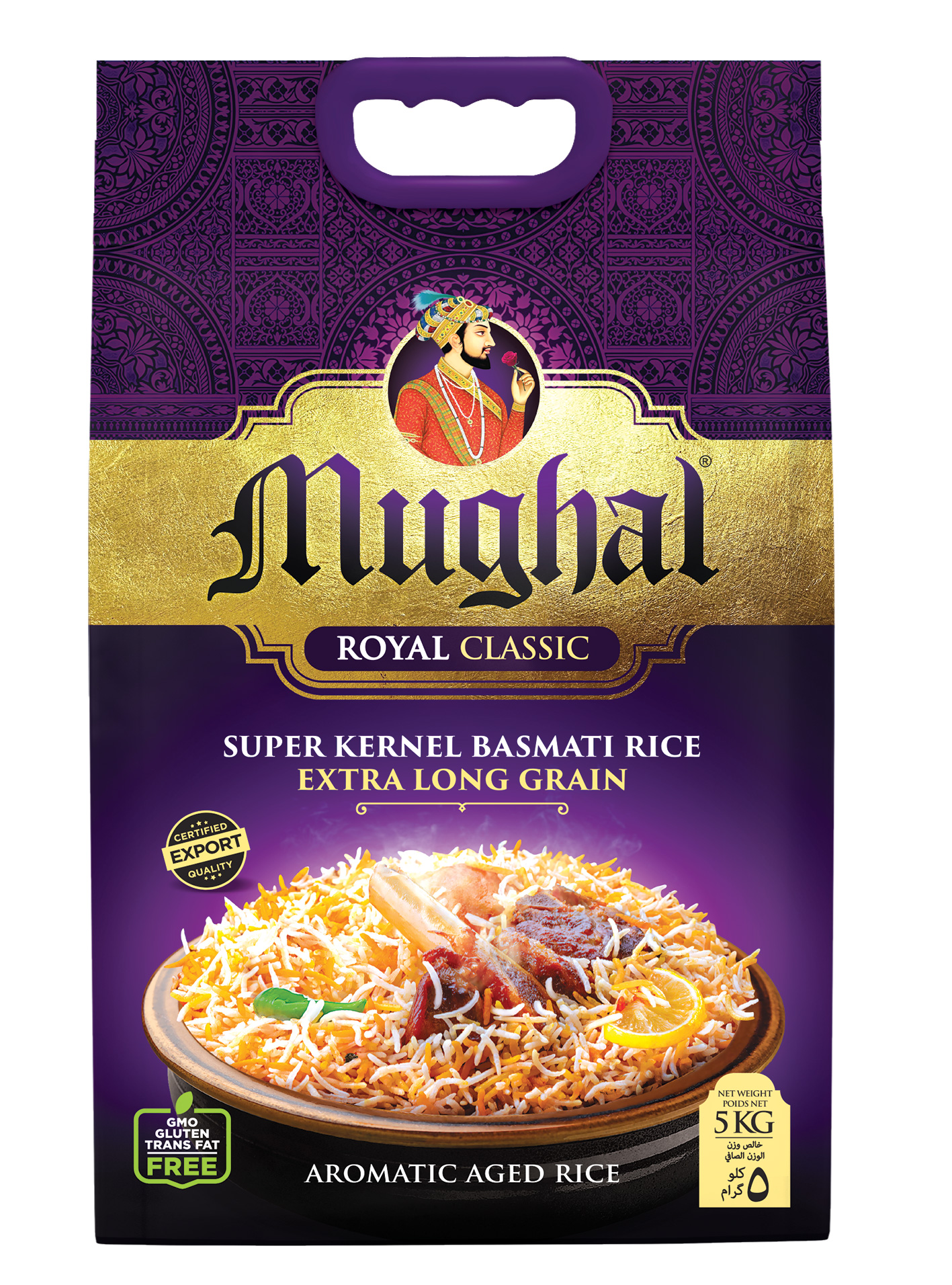 MUGHAL ROYAL CLASSIC (Super Kernel Basmati Rice) 5 KG | Daraz.pk