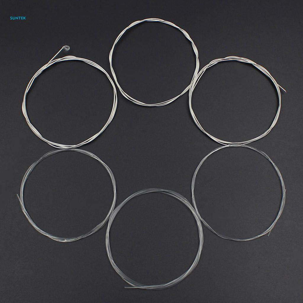 2x1 Set 1st-6th Classical Guitar String Transparent Nylon Strings Set ...