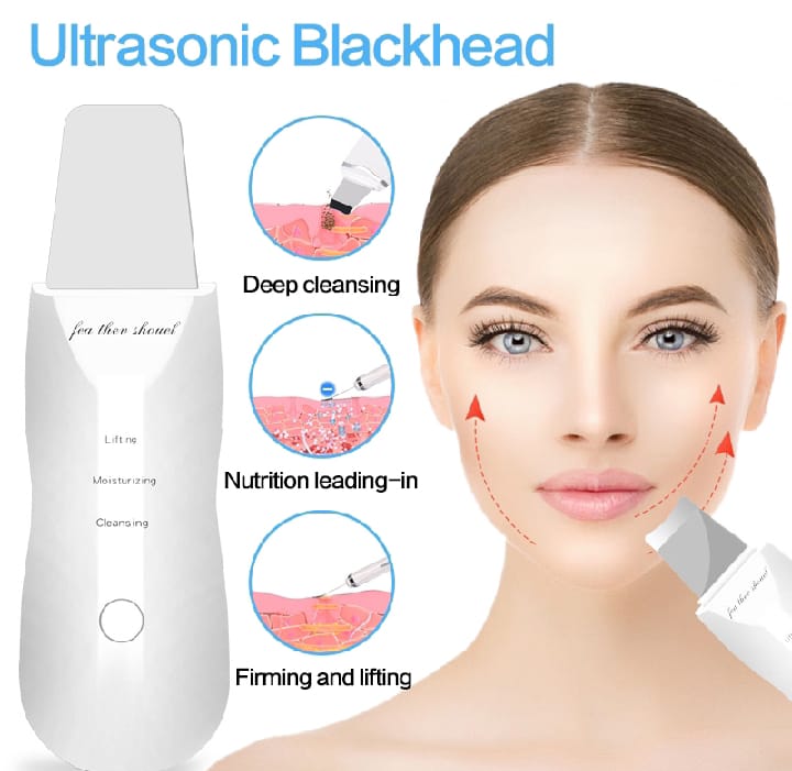 Ultrasonic Blackhead Removal Device Rechargeable Skin leather Shovel ...