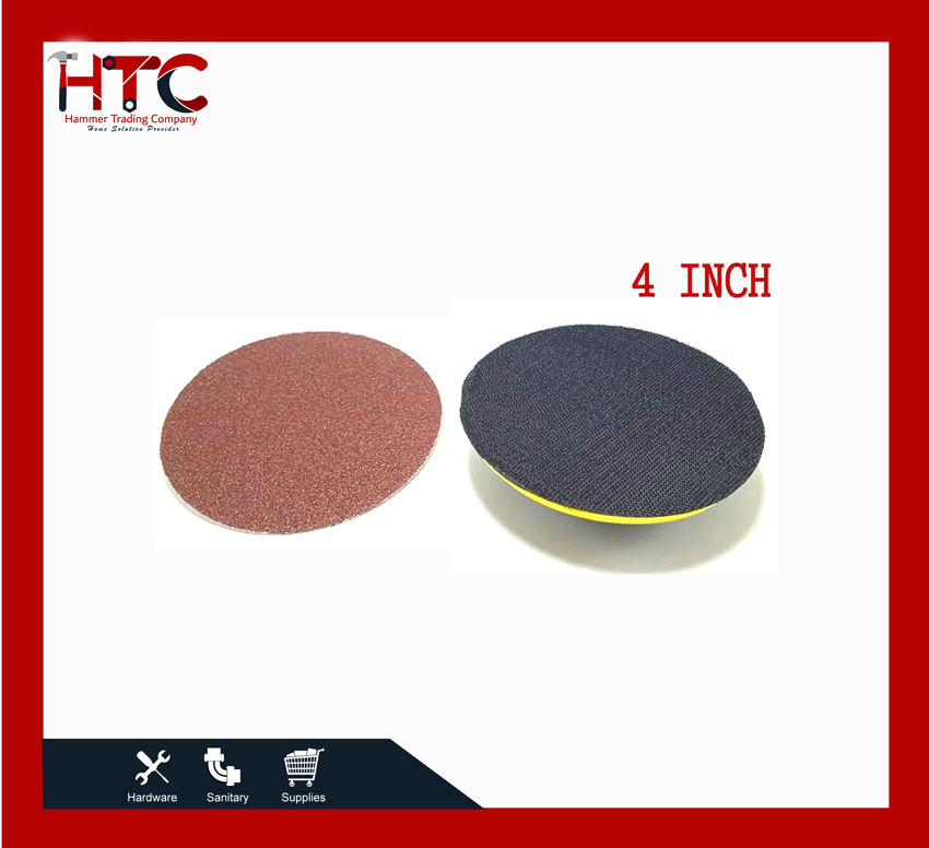 Velcro Disc Sand Paper For Dry Wall Including Plastic Disc | Daraz.pk