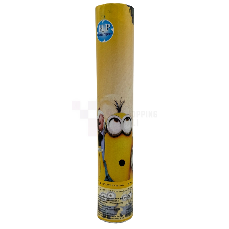 MINIONS THEME PARTY POPPERS - 30 CM PARTY POPPER - MINIONS PARTY ...
