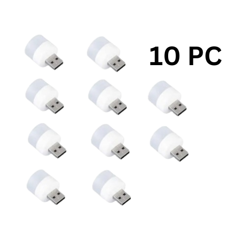 USB mini LED Light For Laptop, Powerbank, Adaptor And Car Pack of 1,2,5 ...
