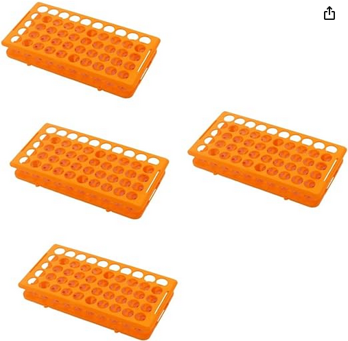 ULTECHNOVO Test Rack Test Stand Test Tubes with Rack Gumball Tubes ...