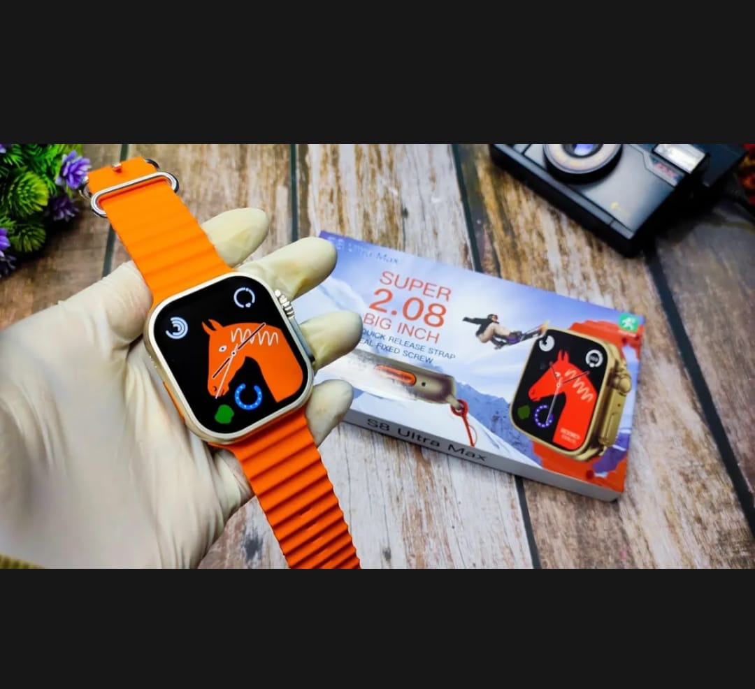 Super 2.08 Big Inch S8 ultra Max Series 8 Smart Watch with Wireless ...