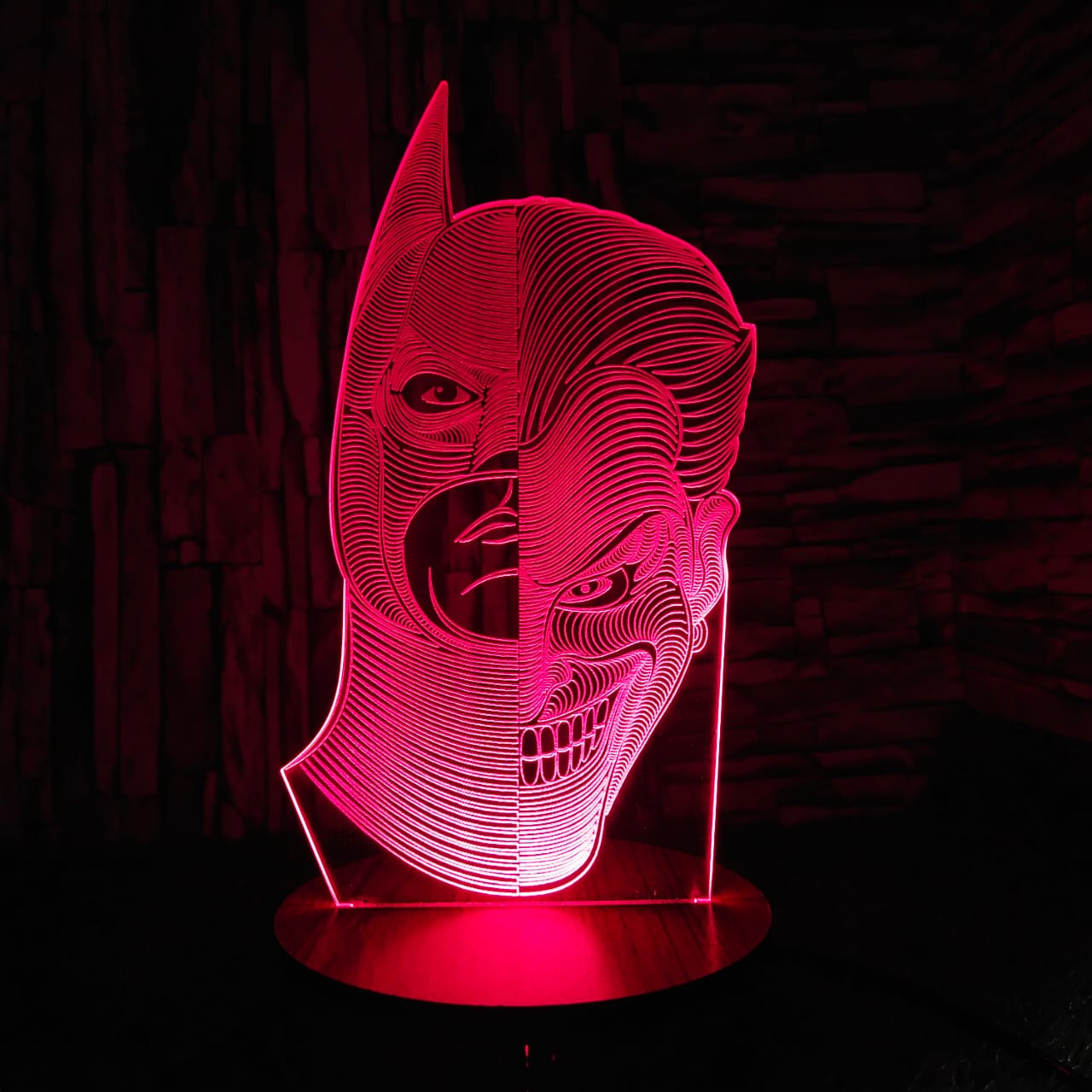 Batman Joker Morphing 3D LED Illusion Lamp | Daraz.pk