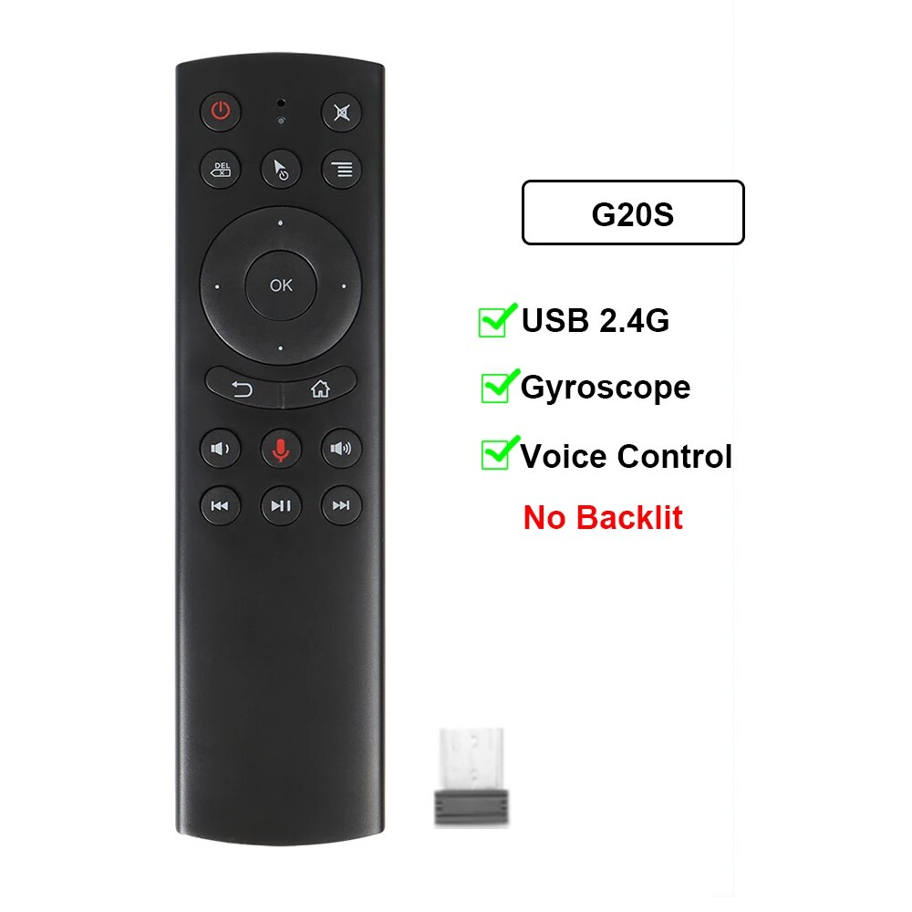G20S PRO Remote Control Voice Backlit 2.4G Wireless Air Mouse Gyroscope ...