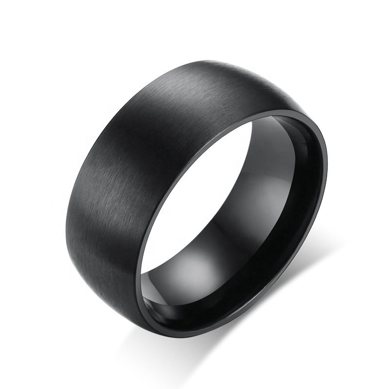 High Quality Wedding 8mm Matte Finish Custom Jewelry Men's Stainless ...