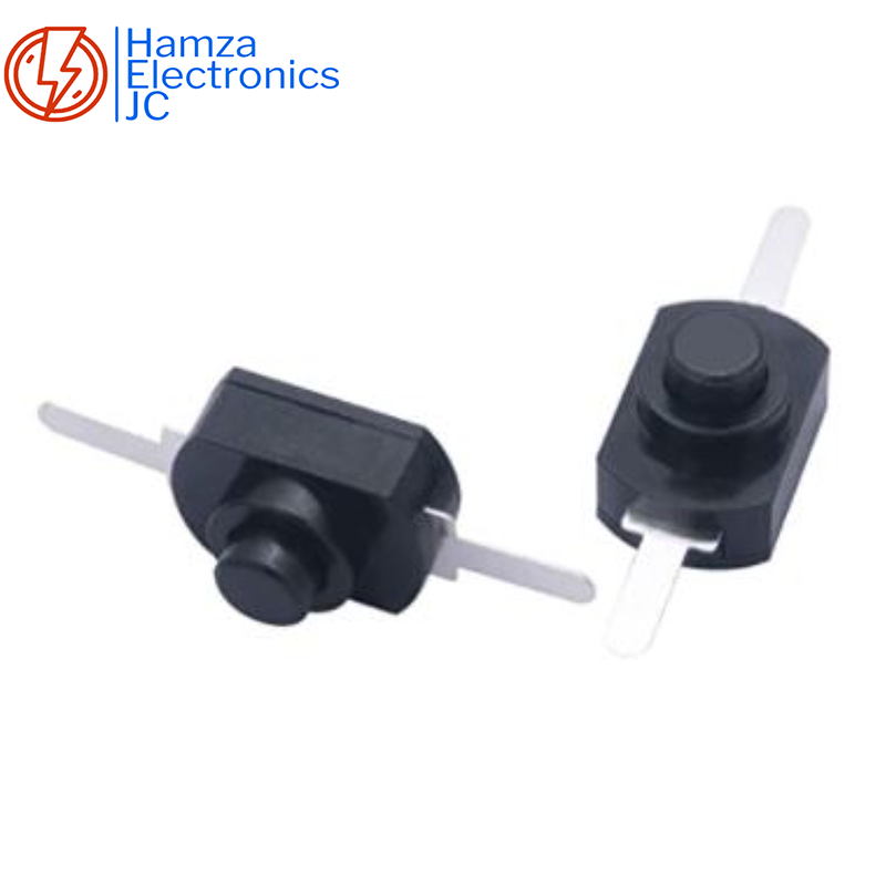 10/25/50/100 pcs Black Latching Mini ON/Off Switch Self-Lock Micro Push ...