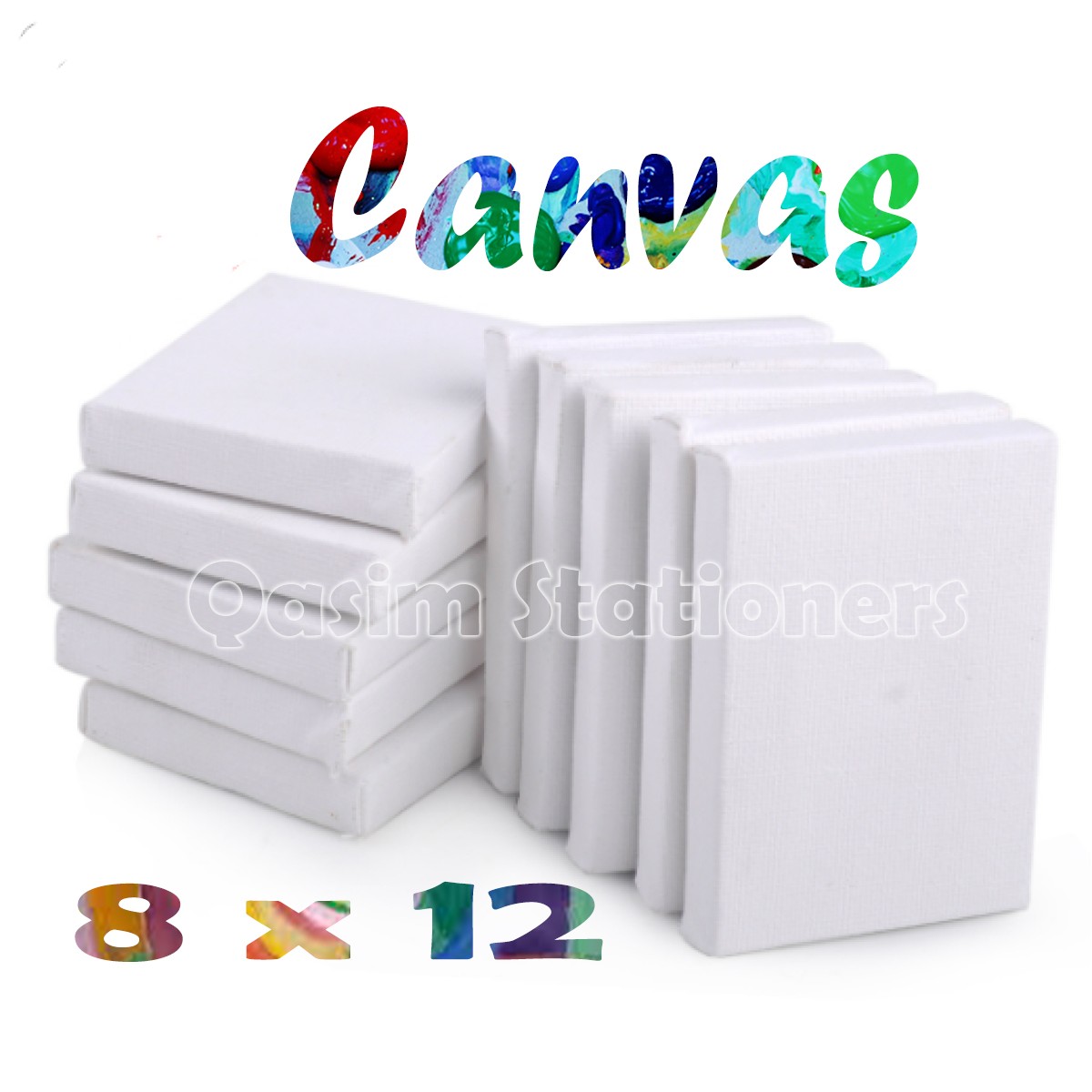 1 Piece Of 8X12 Inches Canvas For Painting - 8 x 12 Canvas Board | Daraz.pk