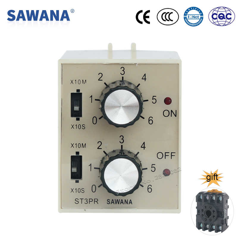 ST3PR electrical time relay Electronic Counter relays timer relay with ...