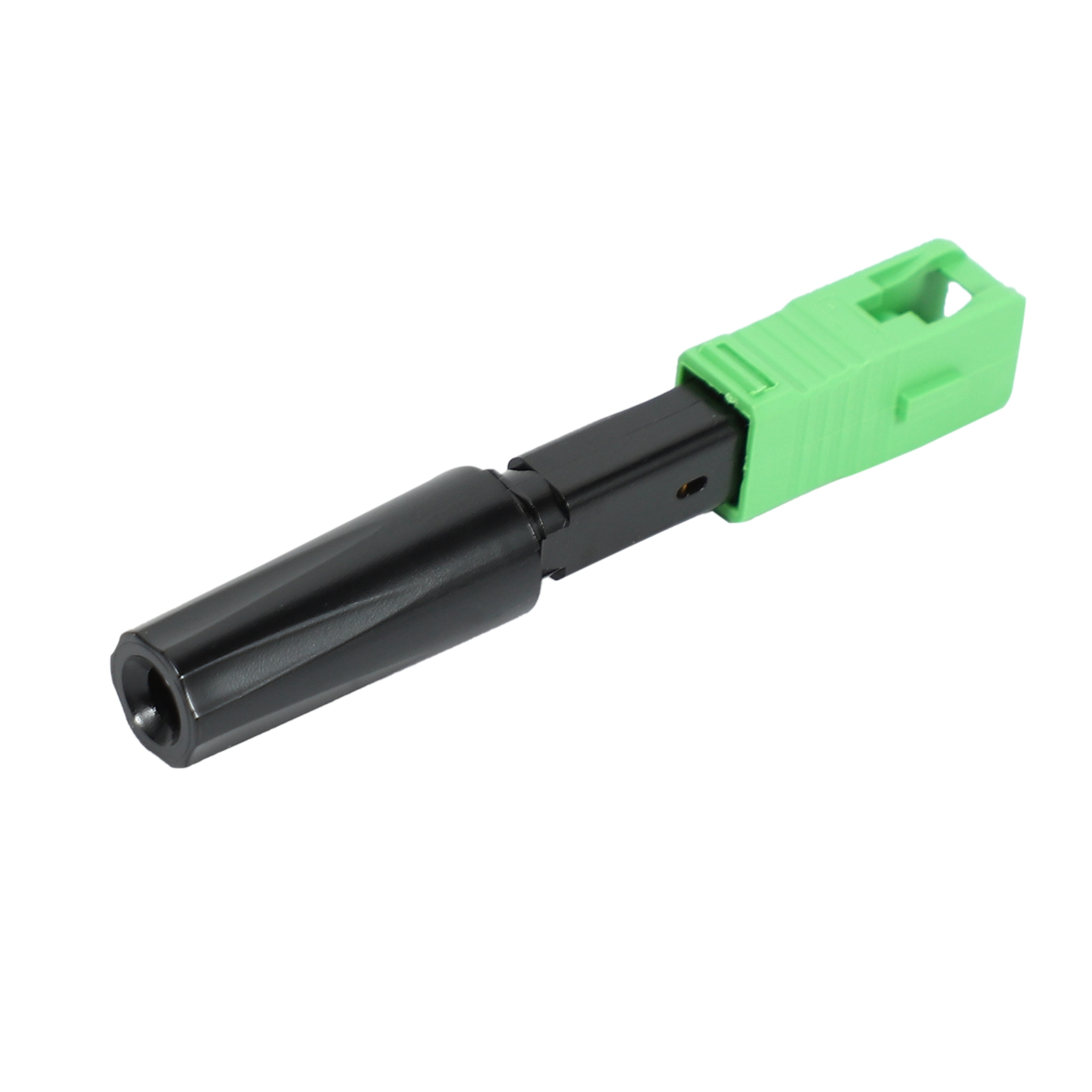 10pcs Ftth Embedded Quick Connector SC/ Green Plastic Fiber Optic ...