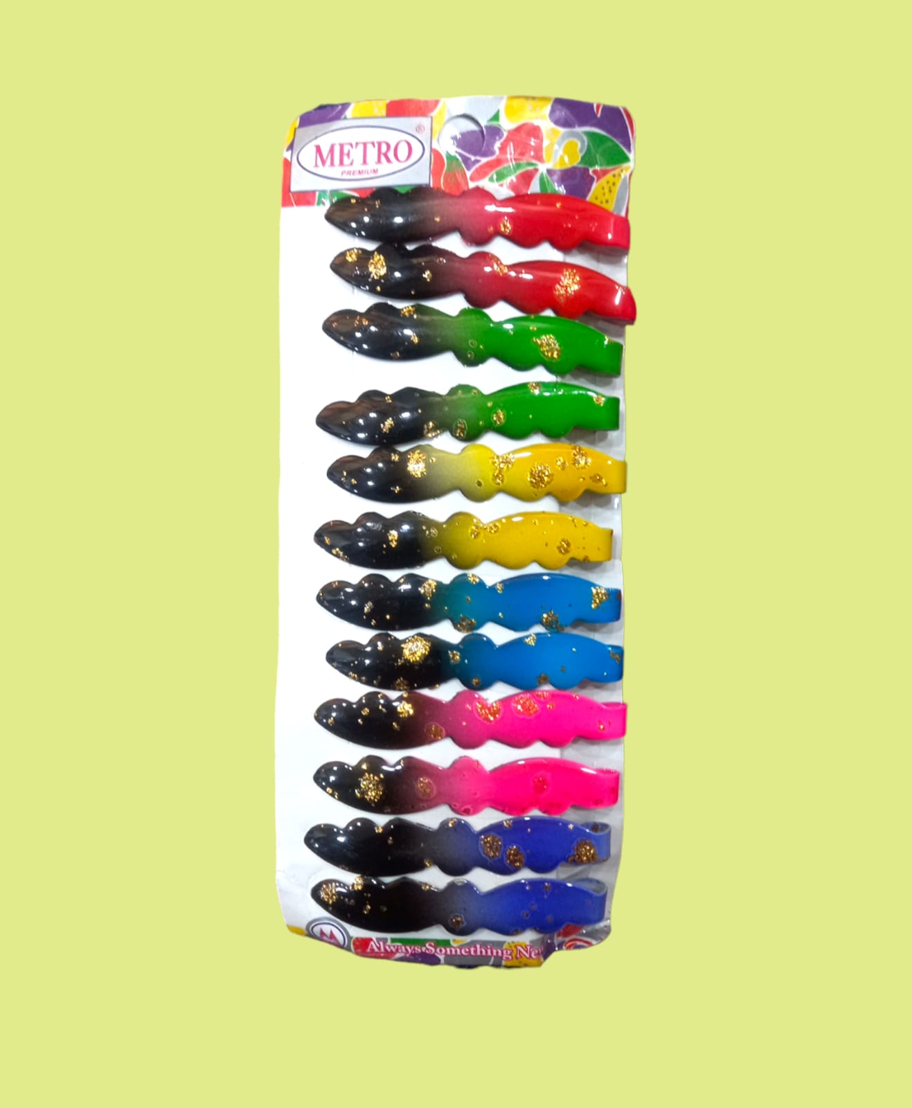 Pack Of 12 Girls & Women Hair Pins, Beautiful Colors, Elegant Design ...