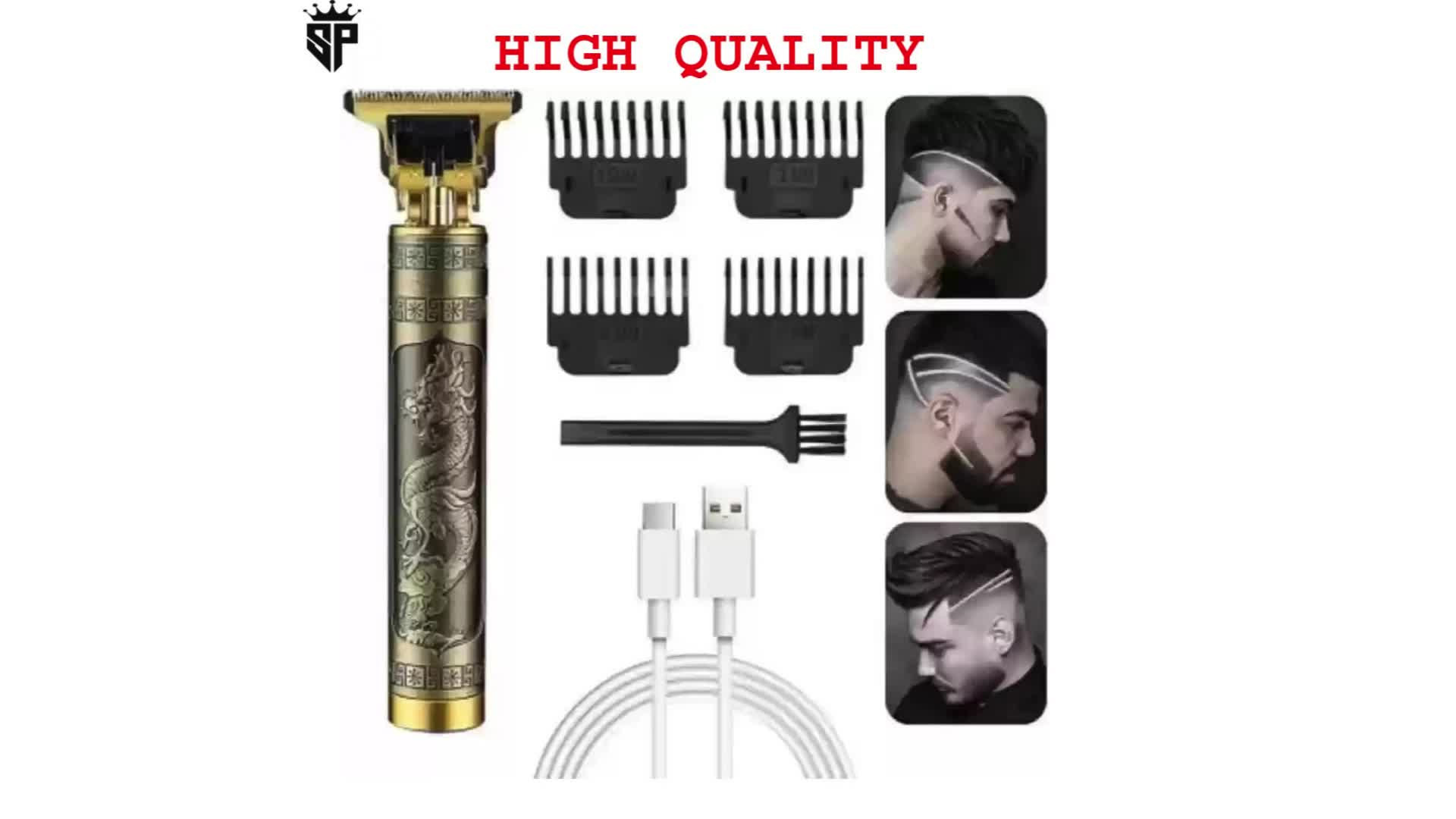SP Dealz T9 Hair Trimmer For Men, Professional Hair Clipper, Adjustable ...