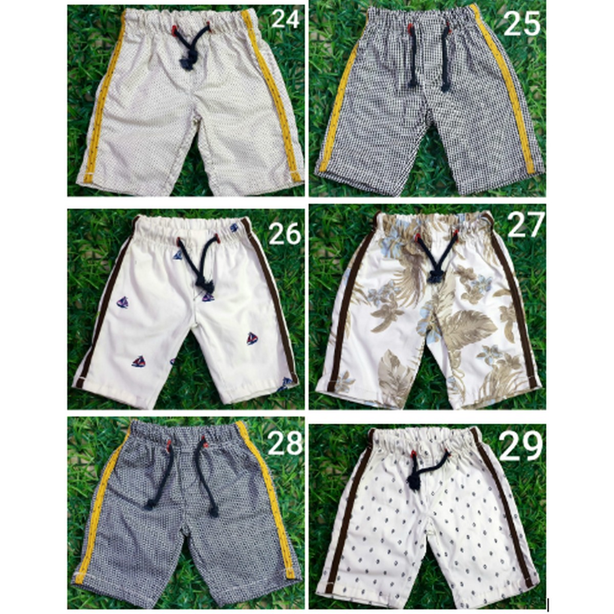 Brown Box Kids Printed Shorts Pack of 3 (Random) | Daraz.pk