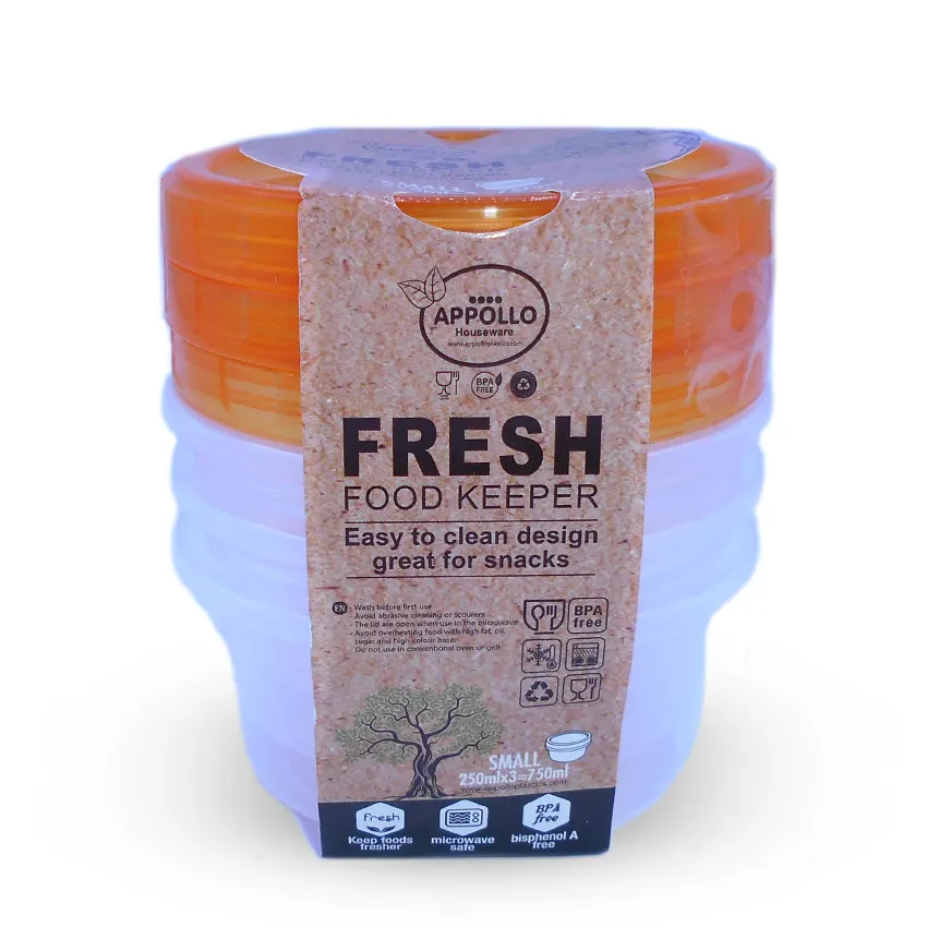 Appollo Fresh Food Container 3pcs Set (S) | Daraz.pk