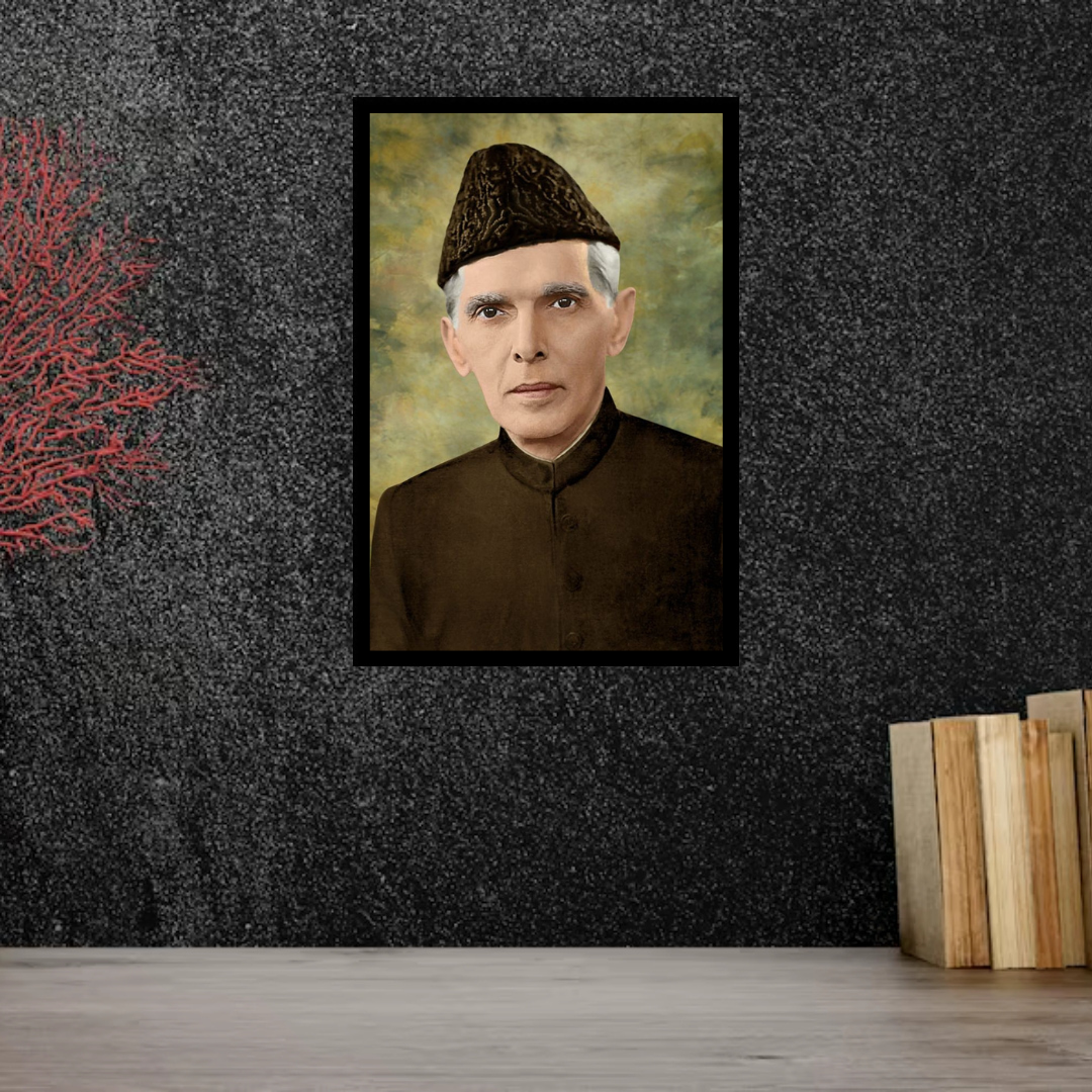 Quaid e azam photo frame for office photo frame of quaid e azam | Daraz.pk