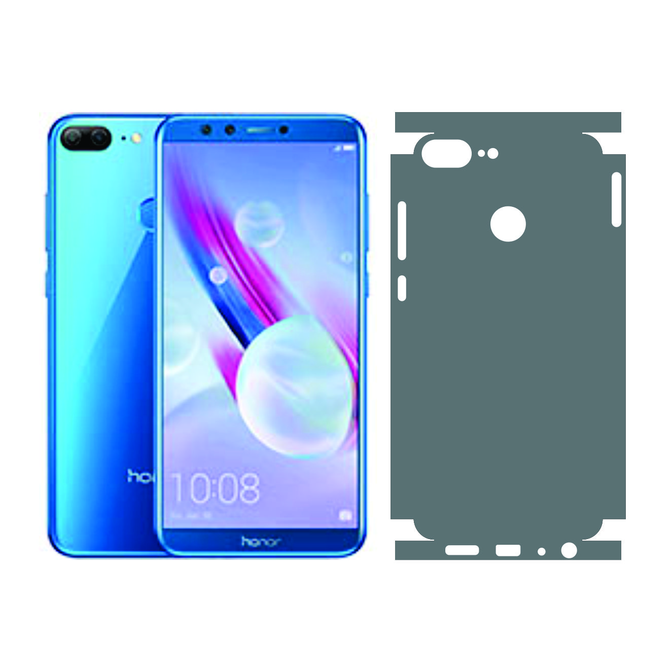 Huawei Honor 9 Lite Back Paper Self Adhesive Lamination Anti-Stain 0012 ...
