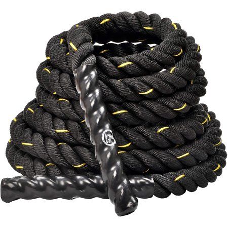 Poly Dacron Battle Rope for Home Gym Strength Training & Outdoor ...