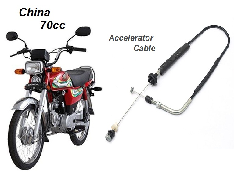 Premium Accelerator Cable - Race Cable - China 70cc | Daraz.pk