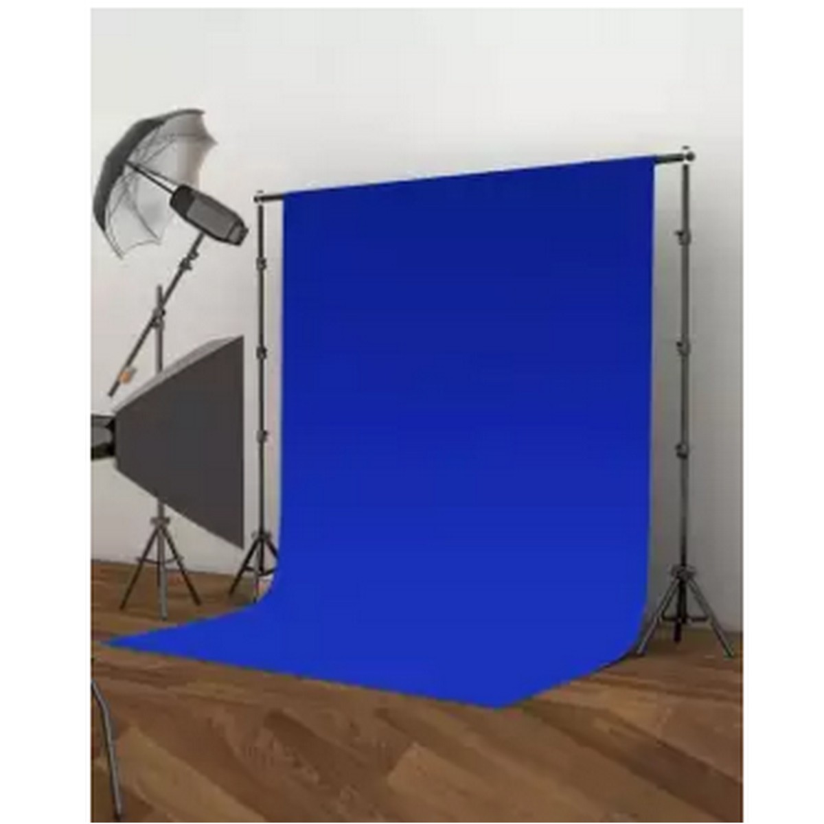 8x8ft Blue Screen Chroma Key Studio Backdrop Video Photo Background ...