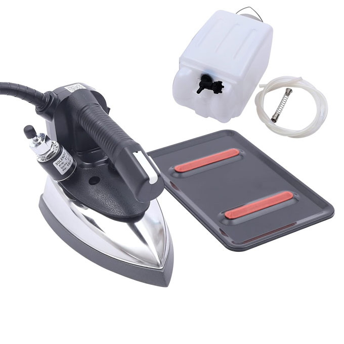 Commercial Steam Iron with Water Bottle Gravity Feed Steam Press Iron ...