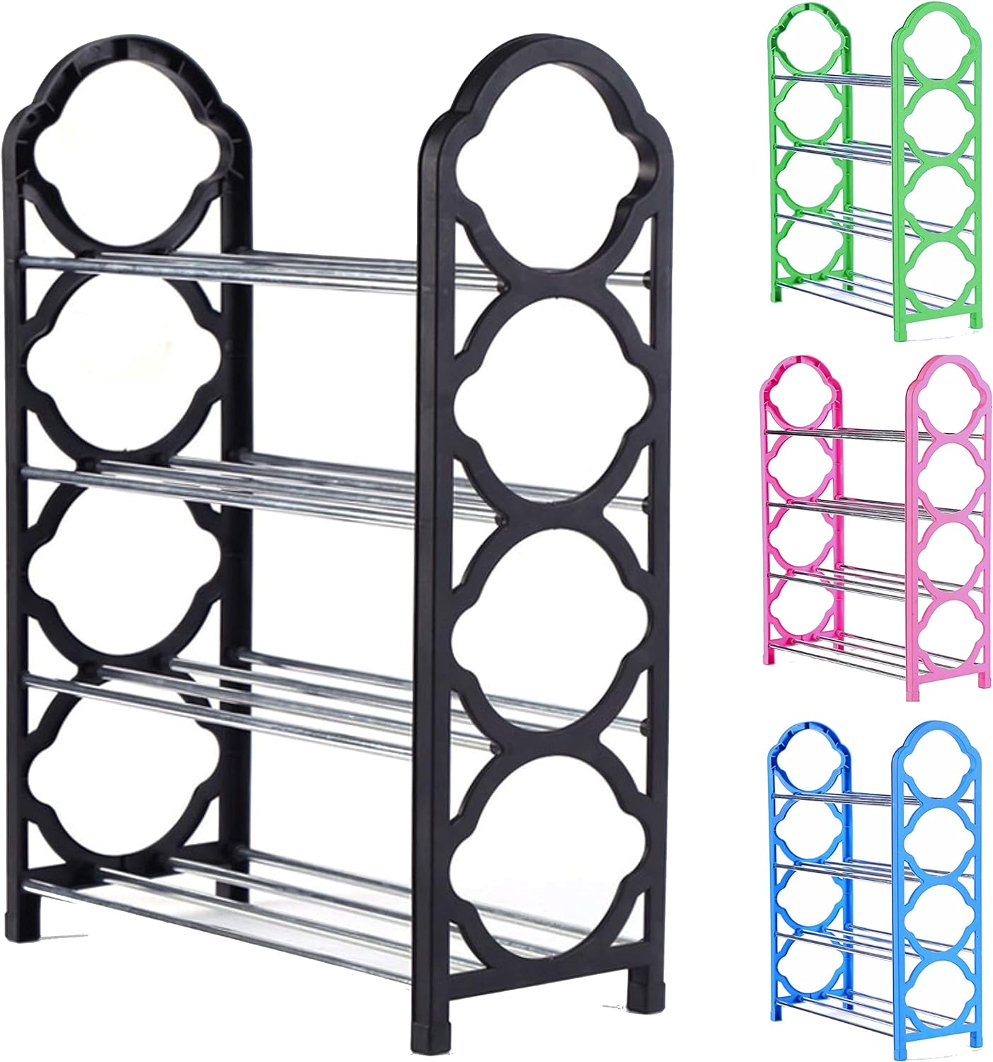 5-Layer Multi-Functional Rack Versatile Stackable Organizer for Shoes ...