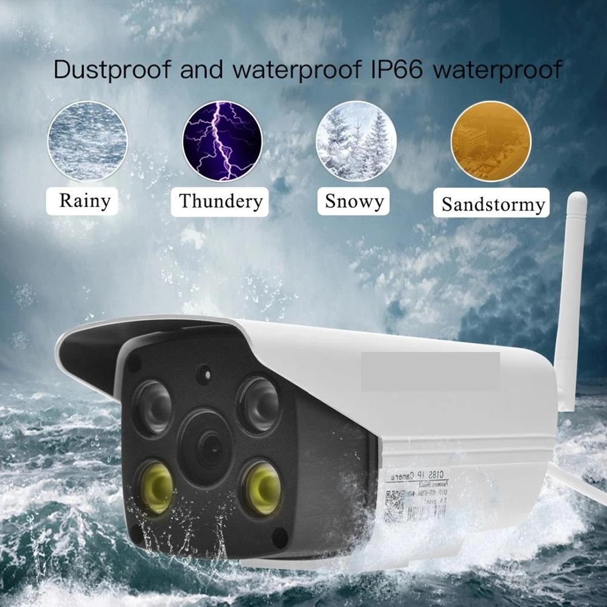 1080 2Mgp Outdoor Waterproof Weatherproof Full HD Wireless IP Security ...