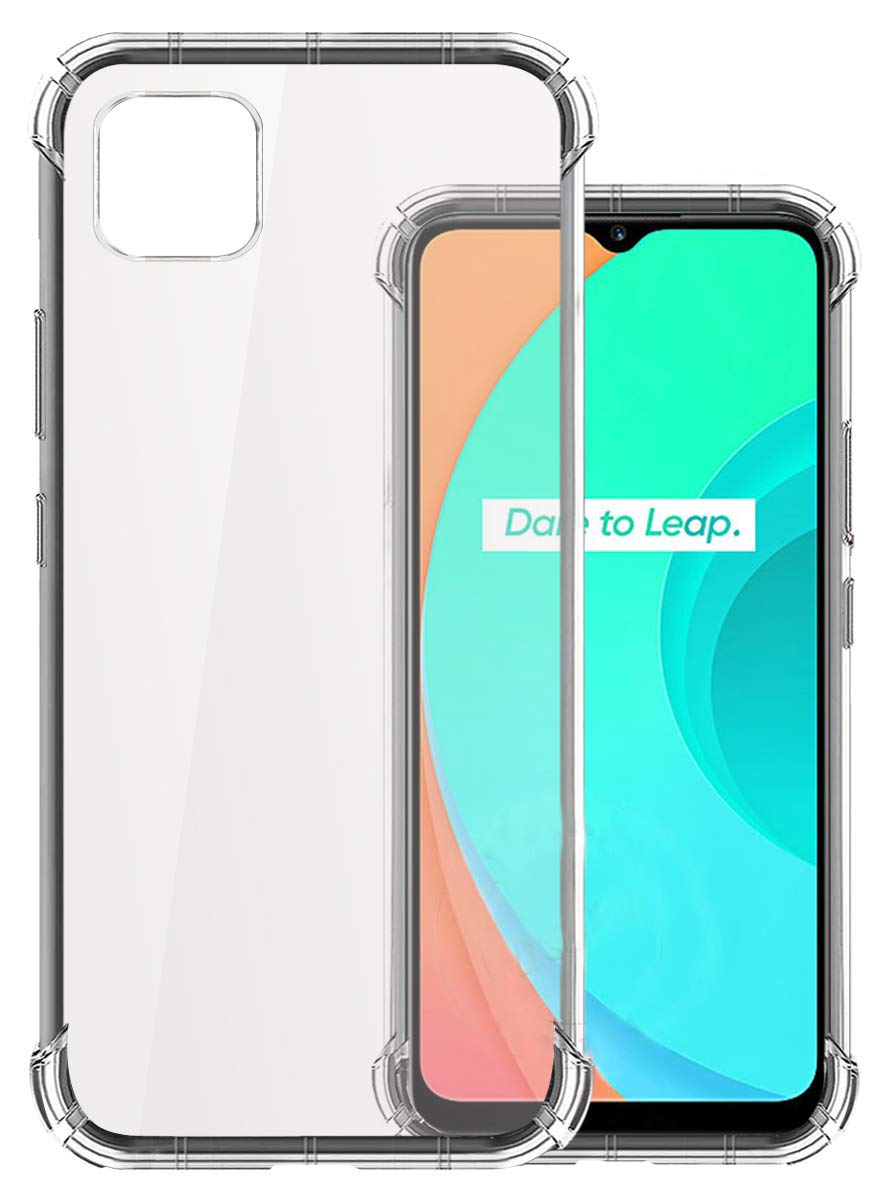 Near Mart Realm_e C11 Anti shock Case Cover Antishock back cover Jelly Shockproof pouches | Daraz.pk