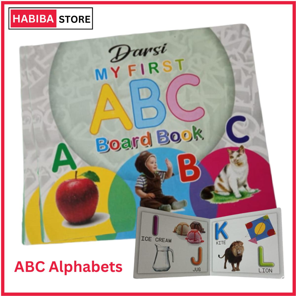 My First ABC Board Book for Kids Learning "Capital English Alphabets ...