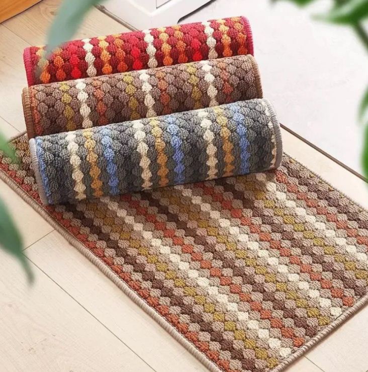 Thick Pile Bed Side Rug - RANDOM COLOR & DESIGN for Matt | Daraz.pk