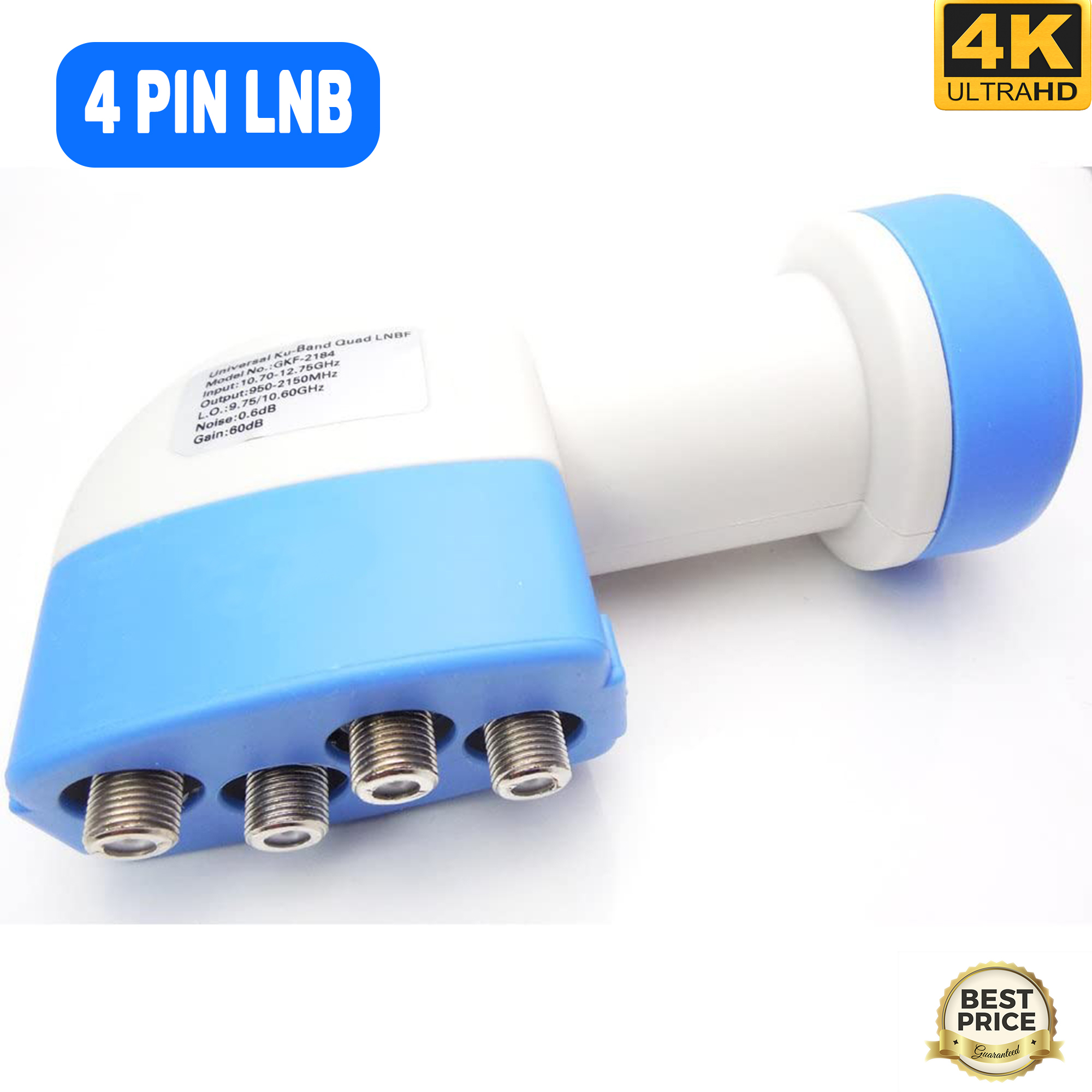 KU Band LNB Quad Pin LNB Waterproof 4 Pin LNB | Daraz.pk
