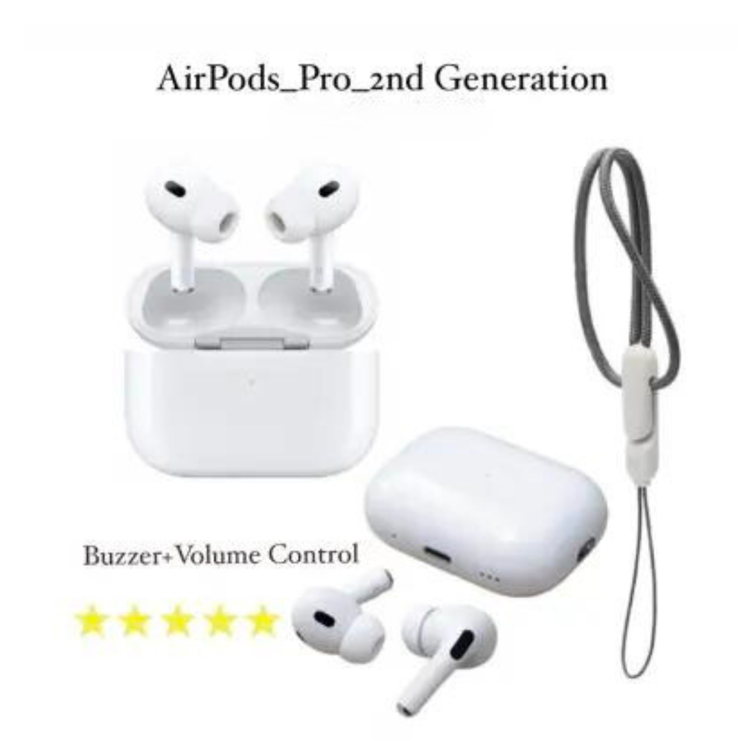 Latest_AirPods_Pro (2nd Generation) Titanium Wireless Earbuds, Extra ...